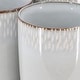 Meritage Jasper 6 Piece 22 Ounce Stoneware Tall Latte Cup Set in Grey ...