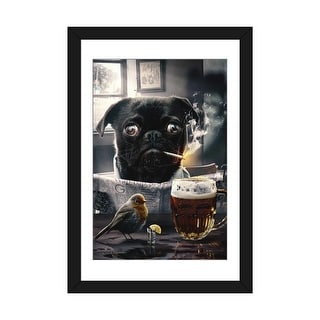iCanvas "Pug In A Pub" by Adam Cousins PFA - Bed Bath & Beyond - 37301414