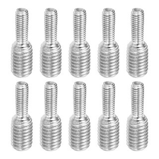 10pcs Double End Threaded Stud Screw Bolt Rod Adapter 16mm Long - Bed ...