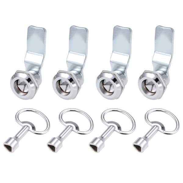 Tubular Cam Lock 22mm Cylinder Dia 52mm Long Cam Triangle Keyed Alike ...