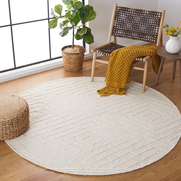 SAFAVIEH Handmade Natura Oligerta Stripe Wool Rug - Bed Bath & Beyond ...