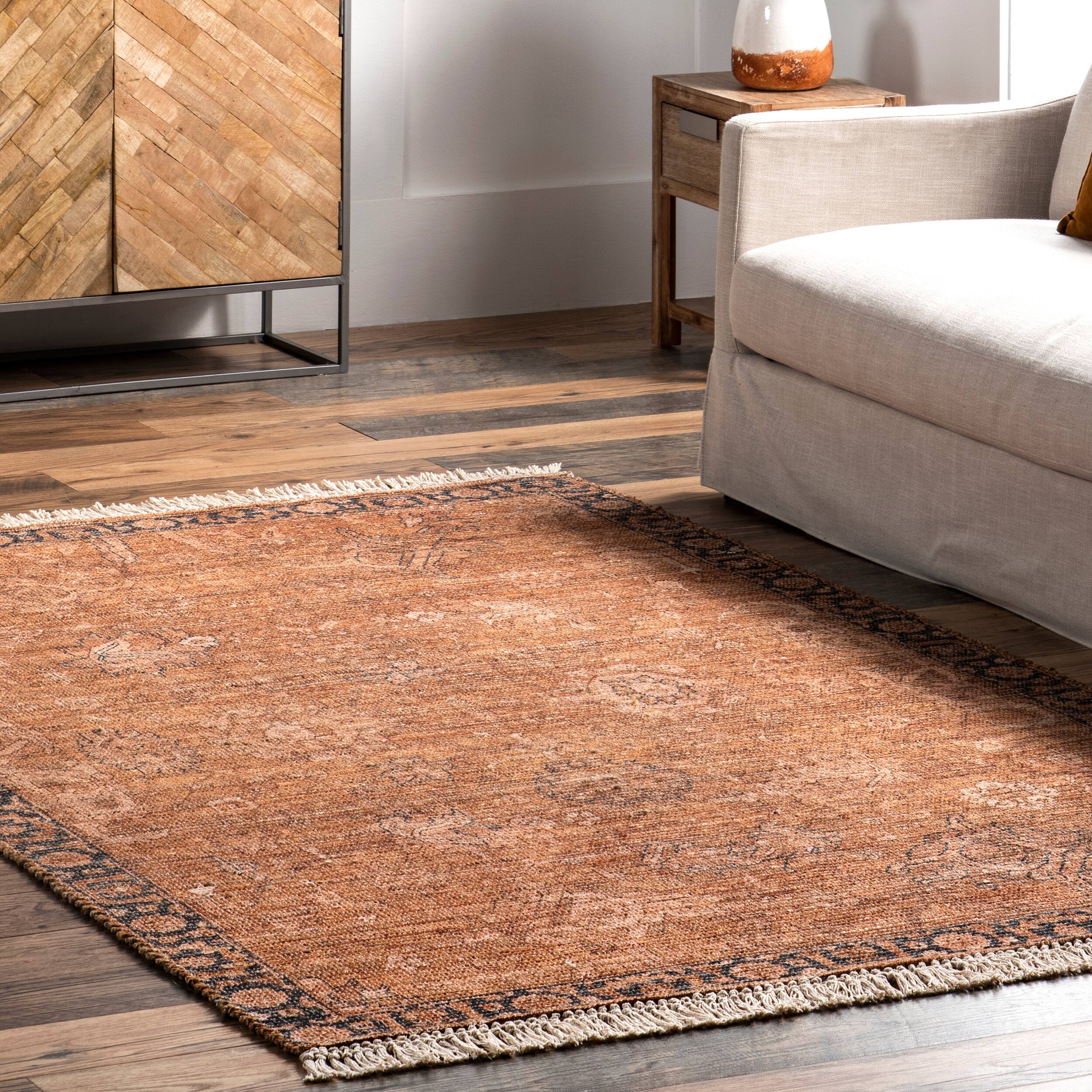 Lauren Liess x Rugs USA Marigold Vintage Tasseled Area Rug - Bed Bath ...