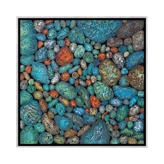 iCanvas "Fancy River Rocks" by Nancy Eckels Framed - Bed Bath & Beyond ...