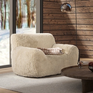 Summit 49" Rustic Sheepskin Arm Chair - Bed Bath & Beyond - 39489330