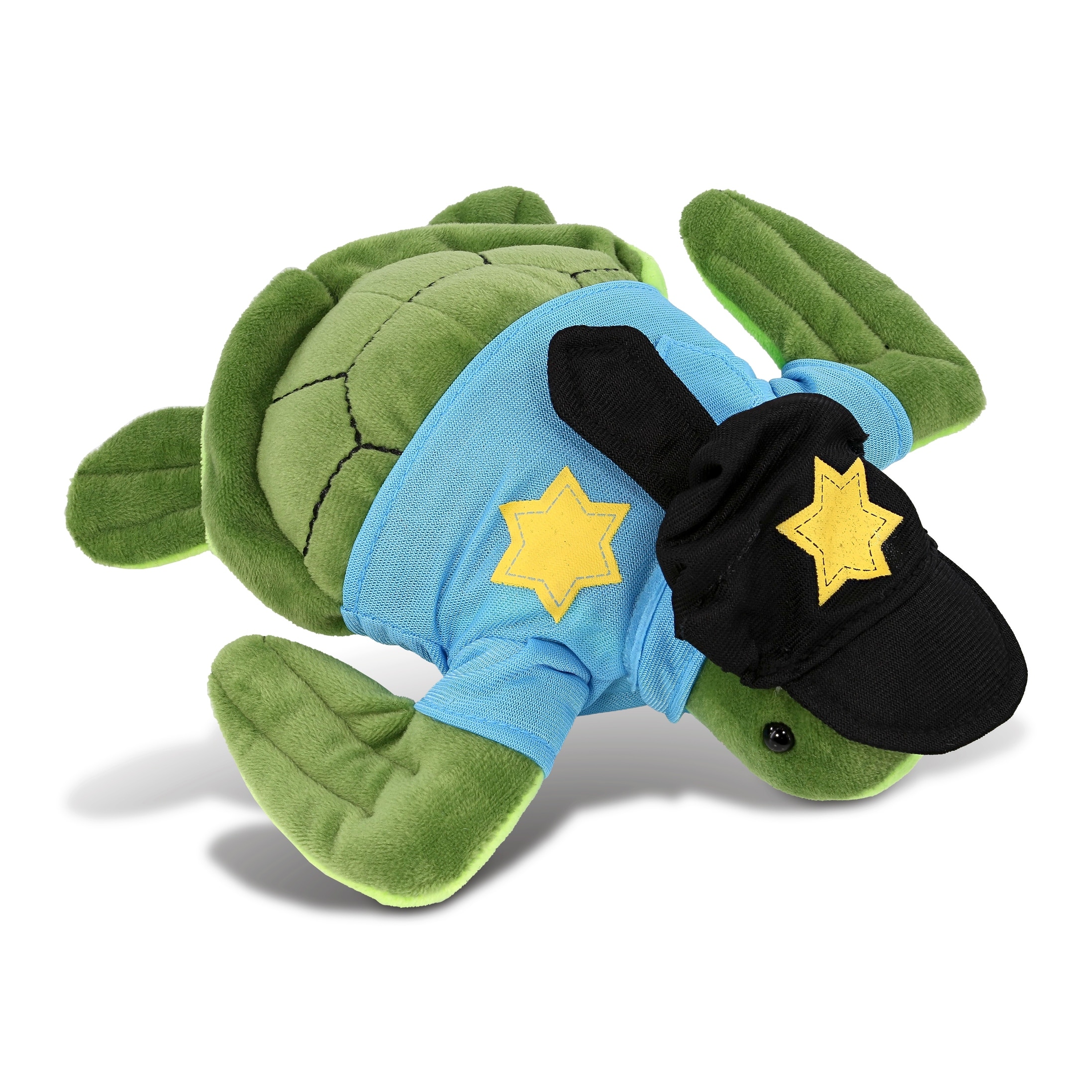 DolliBu Green Mermaid Police Officer Plush with Cop Uniform and Cap ...