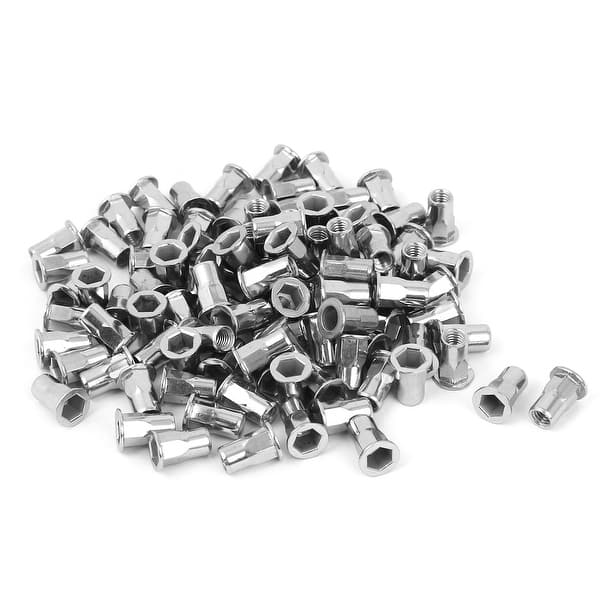 Unique Bargains M5 Stainless Steel Rivet Nut Rivnut Insert Nutsert ...