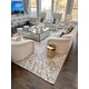 Nourison Home Metallic Modern Abstract Area Rug - Bed Bath & Beyond ...