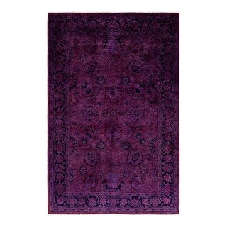 Overton Hand Knotted Wool Vintage Inspired Modern Contemporary Overdyed ...