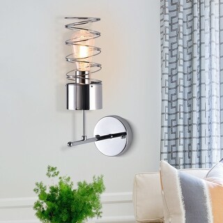 brushed chrome wall lights