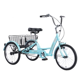20" European Adult Tricycles 3 Wheel W/Installation Tools with Low Step ...