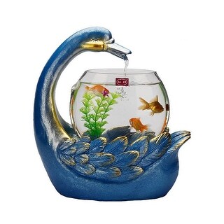 Desktop Waterfalls Tabletop Water Fountain Small Landscape Circulating ...