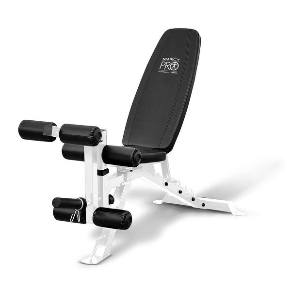 Soozier Adjustable Weight Bench with Rack for Dumbbells & Storage ...