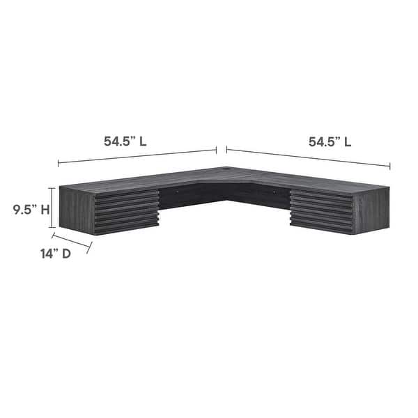Render Wall Mount Corner Office Desk - Bed Bath & Beyond - 38229791