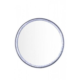 Silver Round Mirror - Bed Bath & Beyond - 36684798