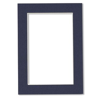 16x24 Mat Bevel Cut for 12x21 Photos - Acid Free Navy Precut Matboard ...