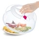 10.3-inch Microwave Splatter Cover, BPA-Free Food Cover with ...