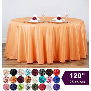 120-Inch Round Polyester Tablecloth - Bed Bath & Beyond - 41480806