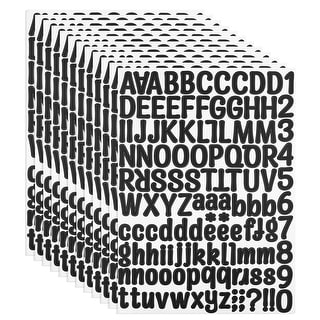 Vinyl Letters Numbers Stickers Kit, Self Adhesive Decals for Mailbox ...