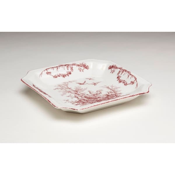 square decorative plate
