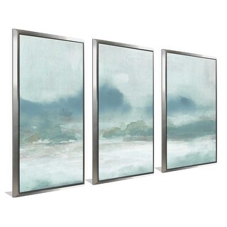 "Softly Raining" by Carol Robinson Print on Floating Canvas Set of 3 ...