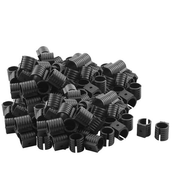 Plastic U-Shaped Chair Pipe Foot Clamp Pads Glides Cap 19mm Dia 200pcs ...