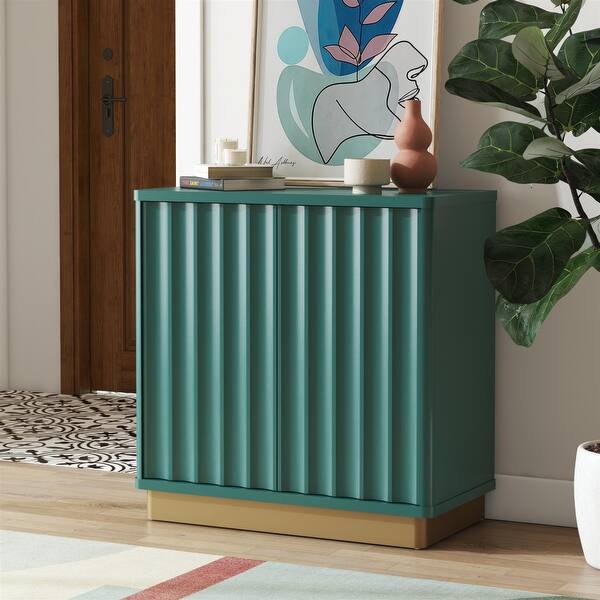 CosmoLiving by Cosmopolitan Rene Scalloped Accent Cabinet - On Sale ...