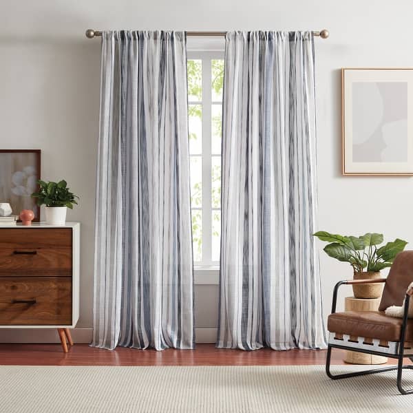 G.H. Bass & Co. Bay Stripe Curtain Panel Pair - Bed Bath & Beyond ...