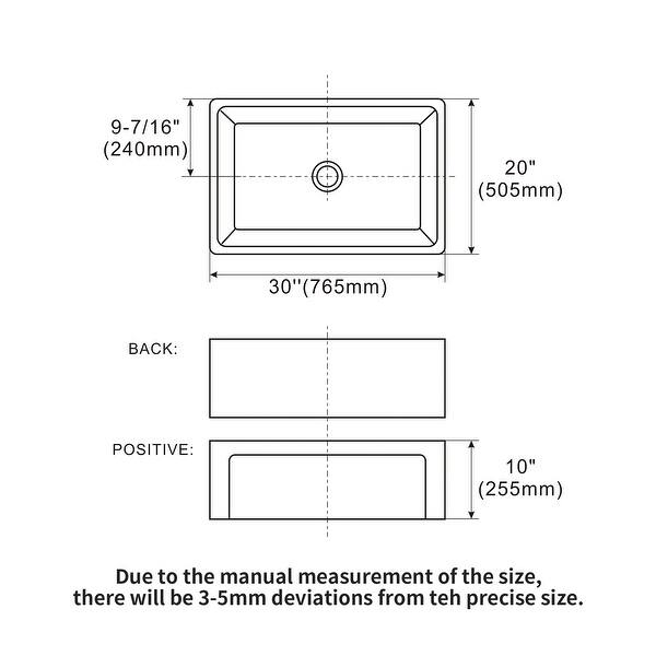 White Ceramic 30 in. Single Bowl Farmhouse Apron Kitchen Sink with Bottom Grid - Bed Bath ...