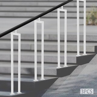 3 U-shaped Stair Balusters White Carbon Steel Stair Balusters - Bed ...