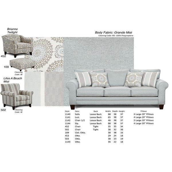 Brianne Twilight Grey Rayon Accent Chair - Bed Bath & Beyond - 25429630