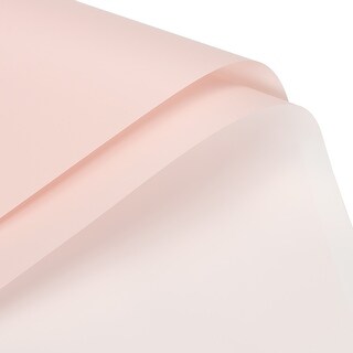 Double Sided Color Flower Wrapping Paper Pink+White Waterproof 10Pcs ...