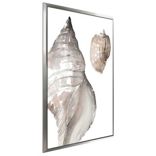 "Tonal Shell I" Print on Floating Canvas - Bed Bath & Beyond - 36488565