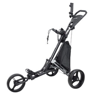Global Pronex OneClick V2 Golf Push Cart 3 Wheels Quick Fold and Light ...