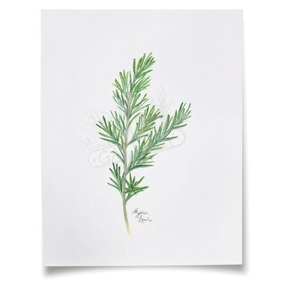 "Nature's Lace 2" - Rosemary - Individual Paper Print - Unframed - 5" x ...