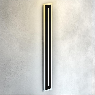 LED 48" Flush Mount Wall Light Fixture | 36W 2100LM 3000K-5000K 100 ...