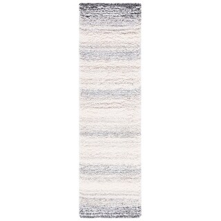 SAFAVIEH Fontana Shag Marinca Modern 2-inch Thick Rug - 2'3" x 8 ...