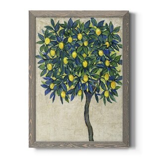 Lemon Tree Composition I Premium Framed Canvas - Ready to Hang - Bed ...