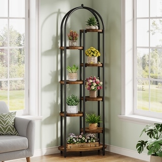8-Tier Plant Stand Indoor, Display Shelf with Metal Frame - Bed Bath ...