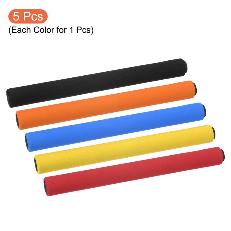5pcs Relay Track Baton Sponge Stainless Steel Tube Race Running Stick ...