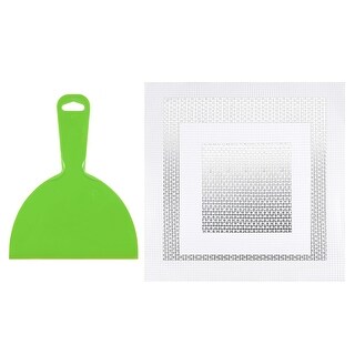 6-inch Putty Knife 4" & 8" Self-Adhesive Aluminum Wall Repair Patch ...