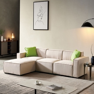 Modular Sectional Sofa L Shaped Modular Couch with Reversible Chaise ...