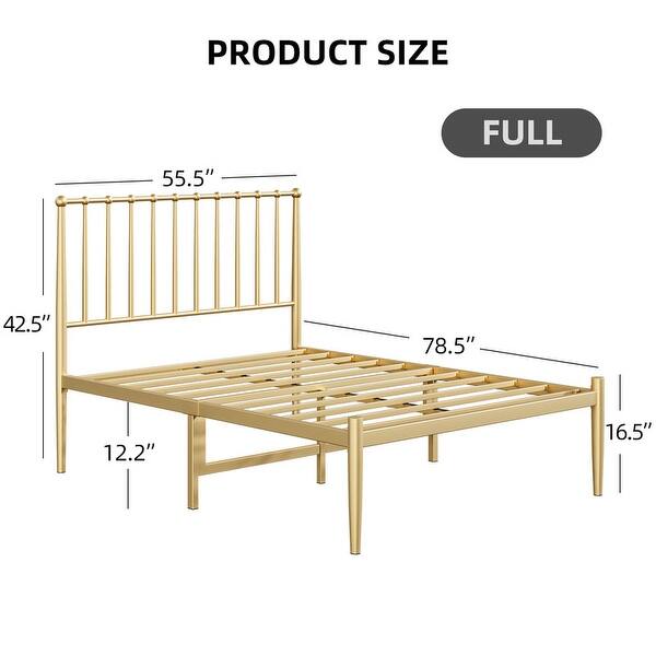 Champagne gold spike bed - Bed Bath & Beyond - 40694535