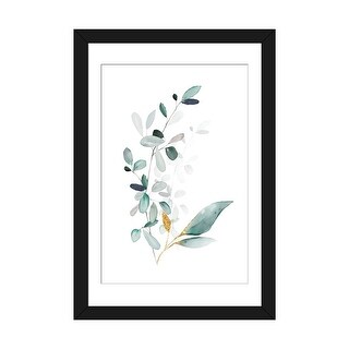 iCanvas "Modern Botanicals Gold & Sage" by Nordic Print Studio - Bed ...