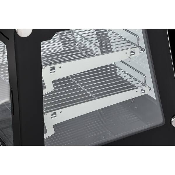 28 in. Self-Service Countertop Display Refrigerator in Black (CDC-125 ...