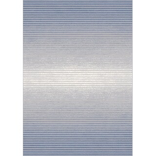 Blue Cream Textured Ombre Area Rug. - Bed Bath & Beyond - 38244570
