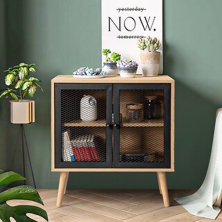 Simple Retro Storage Cabinet, Multi-Functional Bookcase - Bed Bath ...