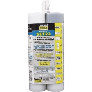Simpson Strong-Tie 22Oz Set-Xp Epoxy Adh SET-XP22-N Unit: EACH Contains ...