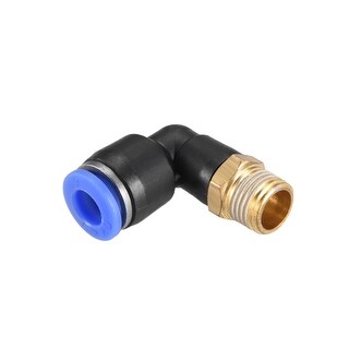 PL6-01 Push to Connect Tube Fitting,15/64" Tube OD x 1/8" G Thread ...