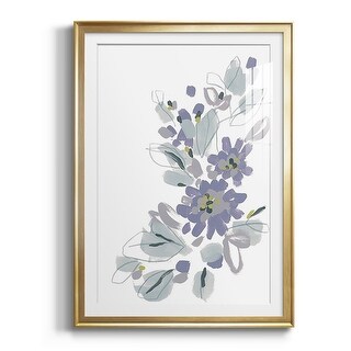 Periwinkle Patch II Premium Framed Print - Ready to Hang - Bed Bath ...