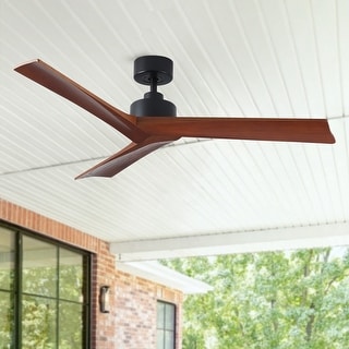 52" Black Lowe Profile Ceiling Fan without Light - Bed Bath & Beyond ...